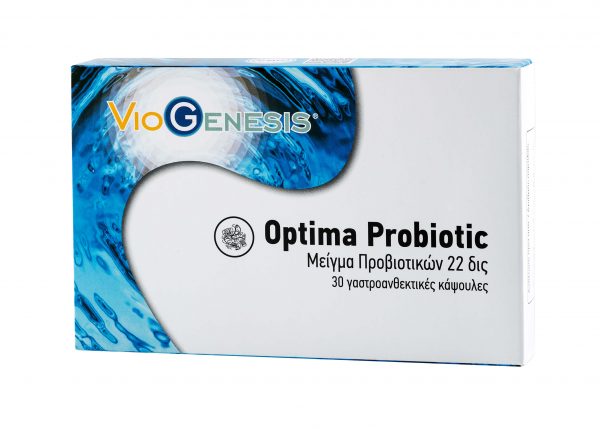 Optima Probiotic 22 billion 30 enteric coated caps - Viogenesis