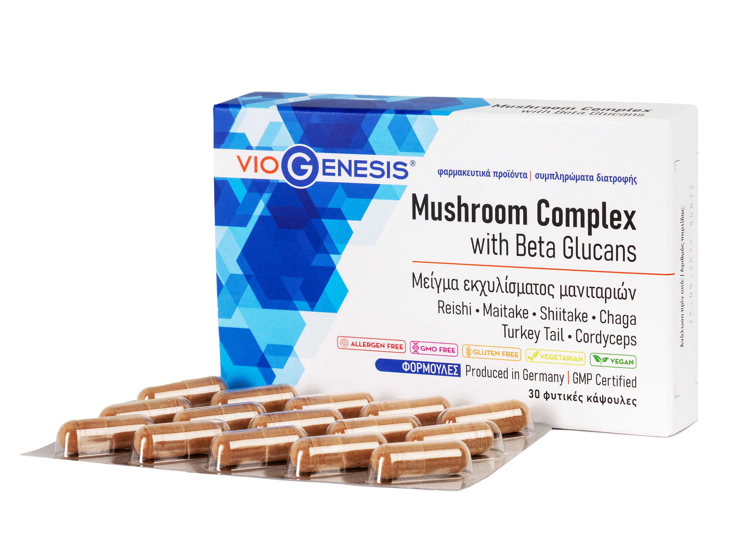 VioGenesis Mushroom Complex 30 caps - Viogenesis